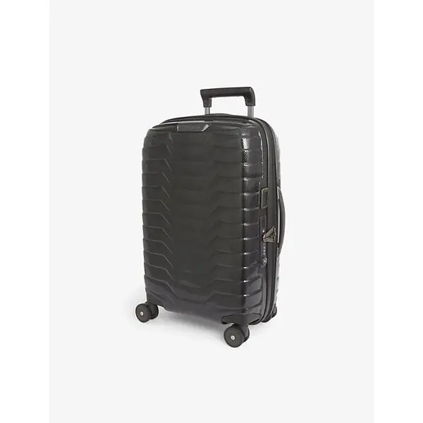 SAMSONITE Expandable Polypropylene 4 Wheel Cabin Suitcase 55cm - Black