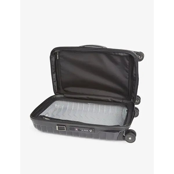 SAMSONITE Expandable Polypropylene 4 Wheel Cabin Suitcase 55cm - Black