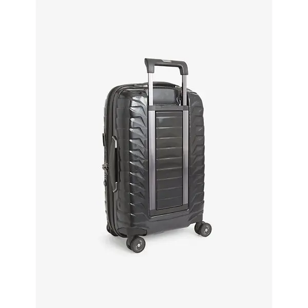 SAMSONITE Expandable Polypropylene 4 Wheel Cabin Suitcase 55cm - Black