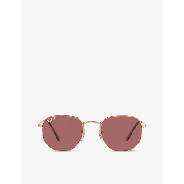 Ray-ban Hexagonal Steel Sunglasses - Gold