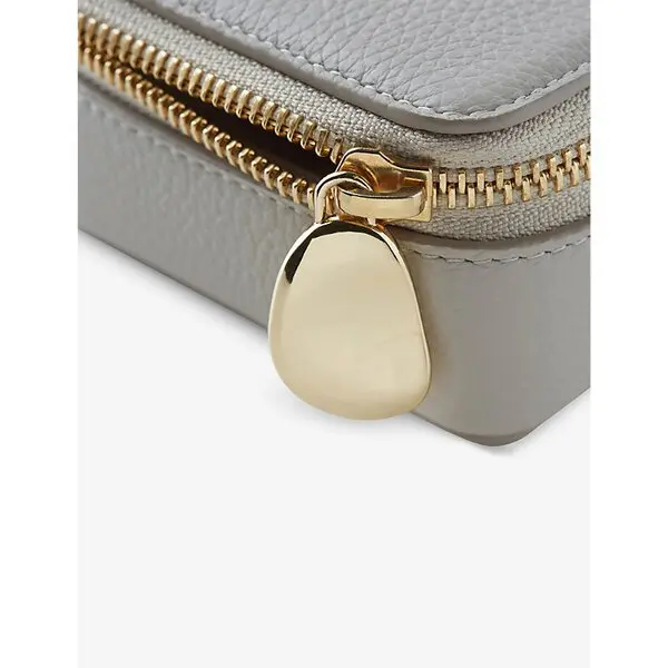 Monica Vinader Logo-embossed Leather Jewellery Box
