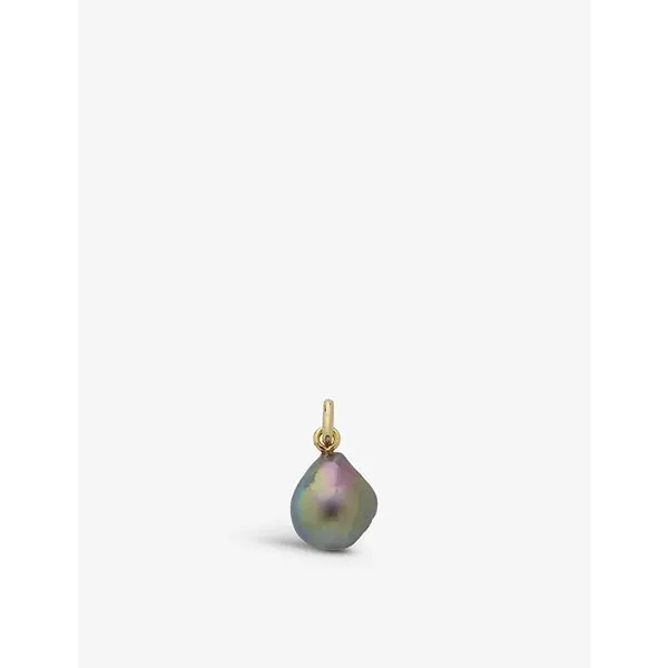 Monica Vinader Nura Pearl Pendant Charm - White