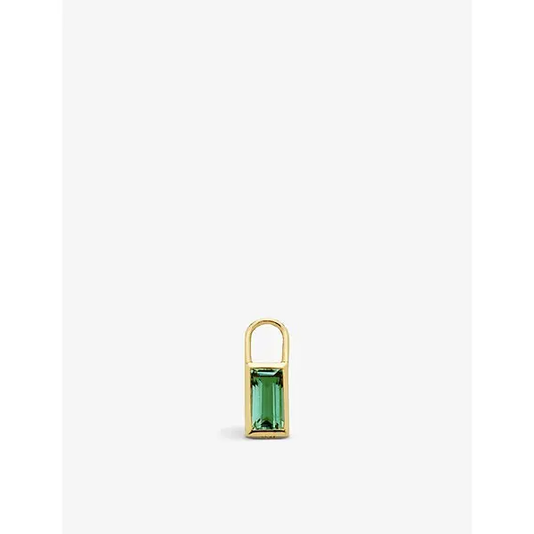 Monica Vinader Baguette Onyx Ear Charm - Green