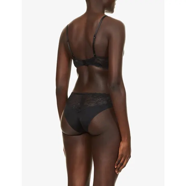 Calvin Klein Comfort Lotus-lace Lift Demi Bra