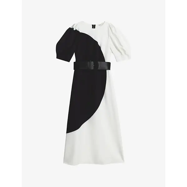 ted baker black white dress Ted Baker Dress Peter Pan Collar – LaliSimone