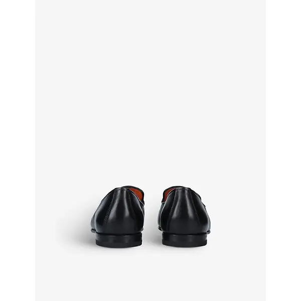 Santoni Carlos Flex Tasselled Leather Loafers