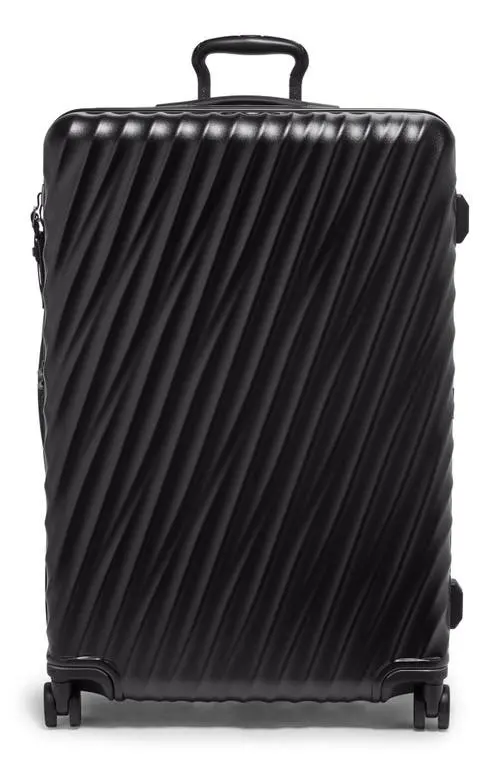 Tumi 19 Degree Large Expandable Checked Luggage - Black Texture