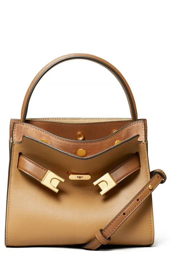 Tory Burch Petite Lee Radziwill Leather Double Bag