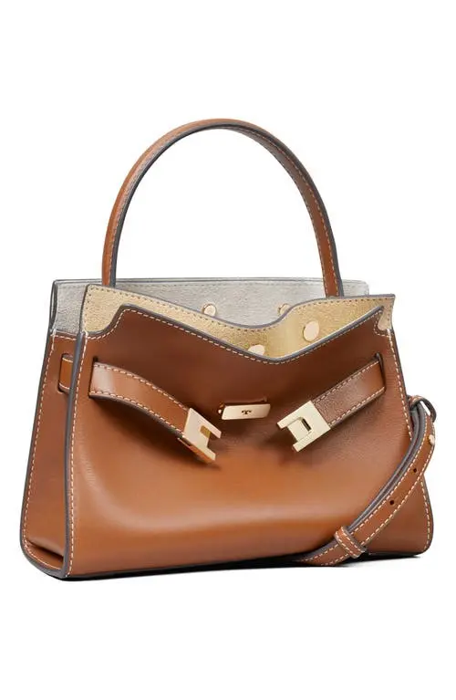 Tory Burch Petite Lee Radziwill Double Bag - Aged Tan