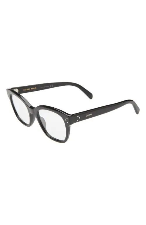 Celine 51mm Round Reading Glasses