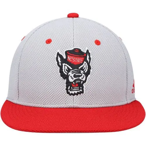 Adidas Nc State Wolfpack On-field Baseball Fitted Hat