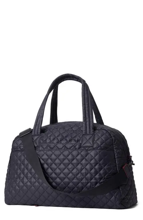 Mz Wallace Diamond-quilted Nylon Travel Bag