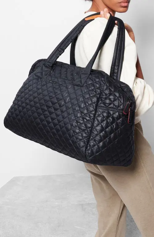 Mz Wallace Diamond-quilted Nylon Travel Bag