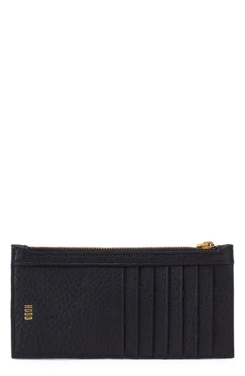 Hobo Carte Leather Wallet - Black