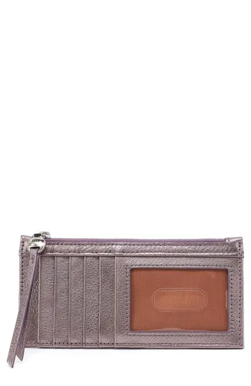 Hobo Carte Leather Wallet - Pewter Spur