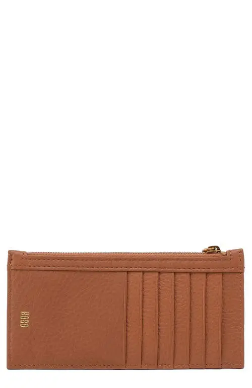 Hobo Carte Leather Wallet - Warm Honey