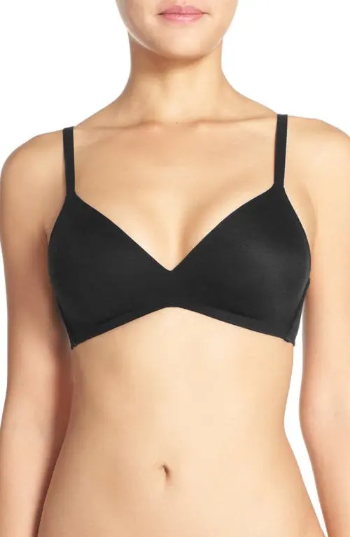 Wacoal How Perfect Wire Free T-shirt Bra - Black