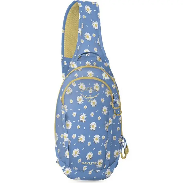 OSPREY Daylite Water Repellent Sling Backpack - Daisy Print Sevres Blue