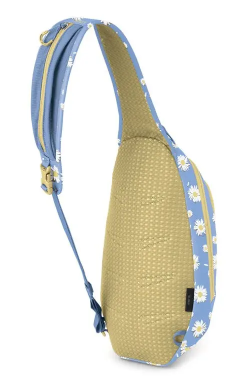 OSPREY Daylite Water Repellent Sling Backpack - Daisy Print Sevres Blue