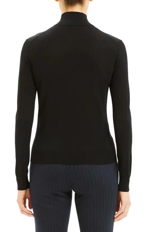 Theory Wool Blend Mock Neck Sweater