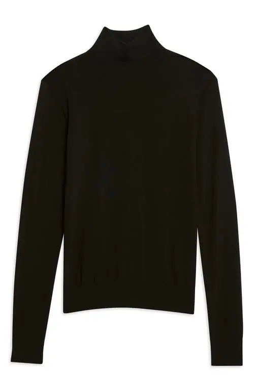 Theory Wool Blend Mock Neck Sweater
