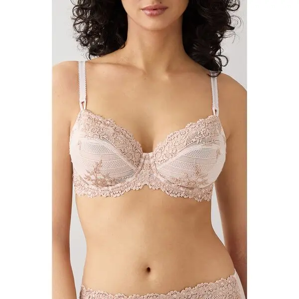 Wacoal Embrace Lace® Underwire Bra - Angelwing/rose Dust