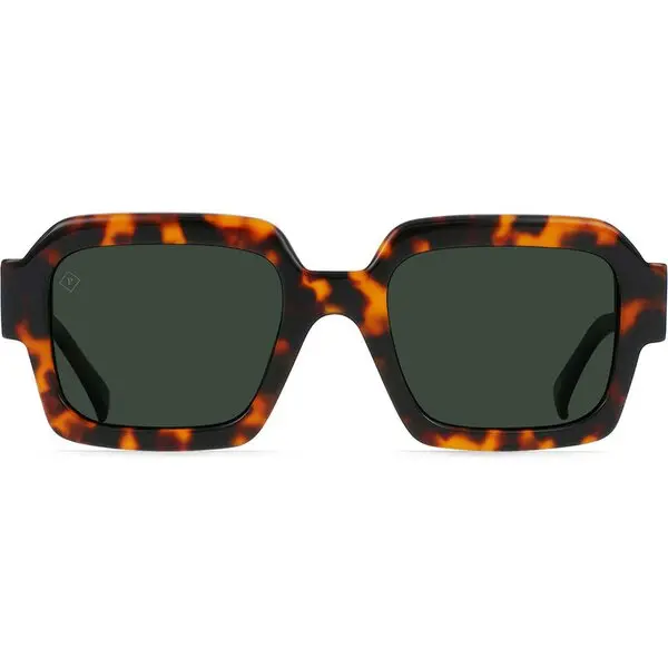 Raen Polarized Square Sunglasses - Huru/green Polar