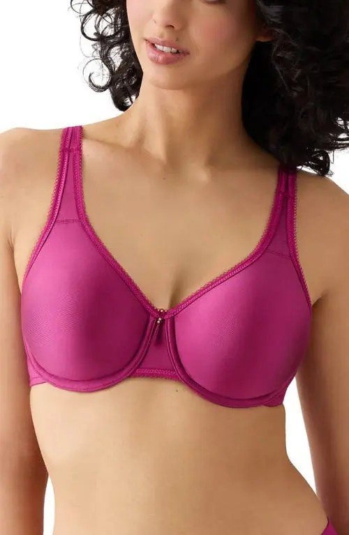 Wacoal Basic Beauty Seamless Underwire Bra - Berry Fizz