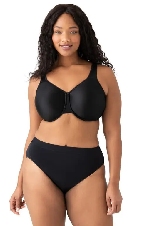Wacoal Basic Beauty Seamless Underwire Bra - Black