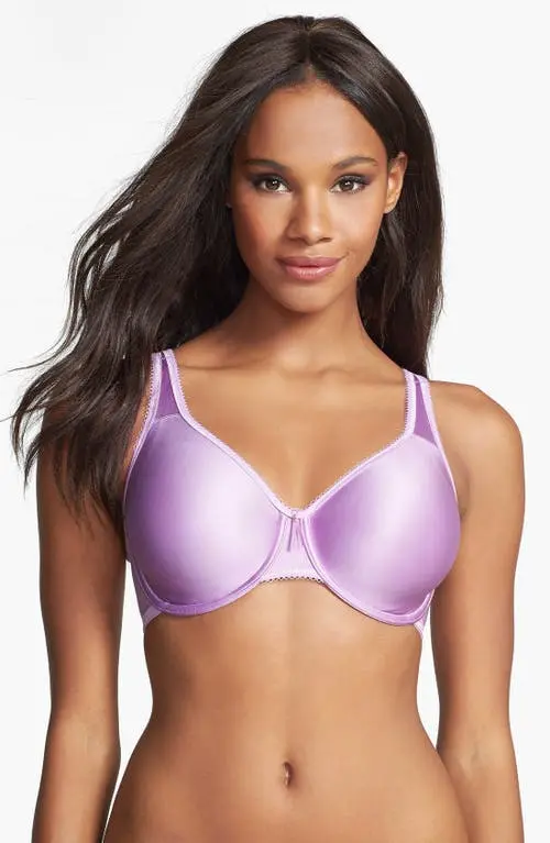 Wacoal Basic Beauty Seamless Underwire Bra - Violet Tulle