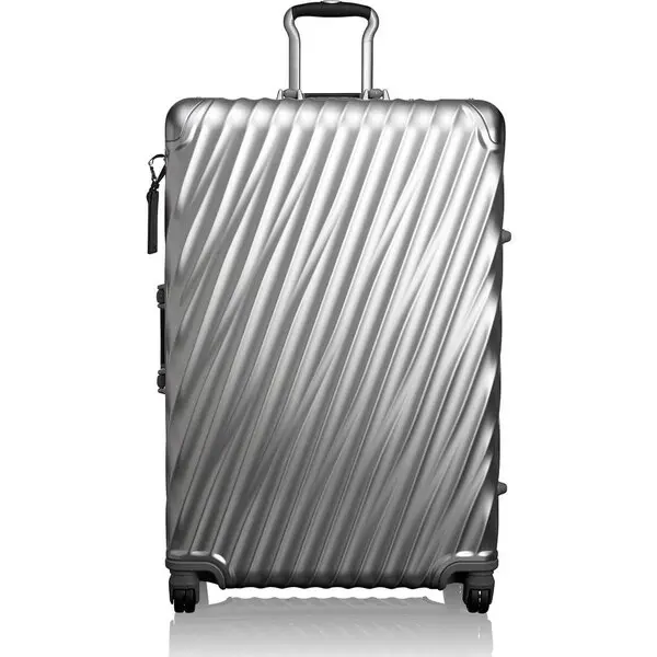 Tumi 19 Degree Aluminum Large Checked Luggage - Silver