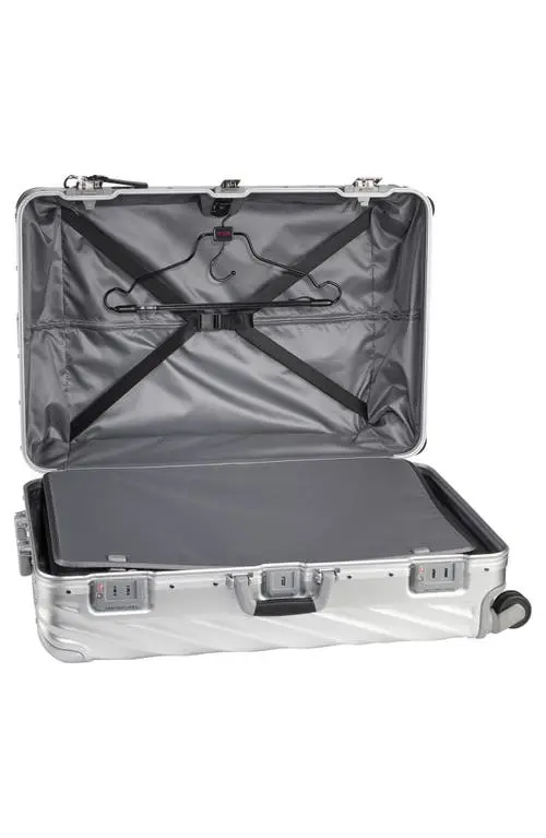 Tumi 19 Degree Aluminum Large Checked Luggage - Silver
