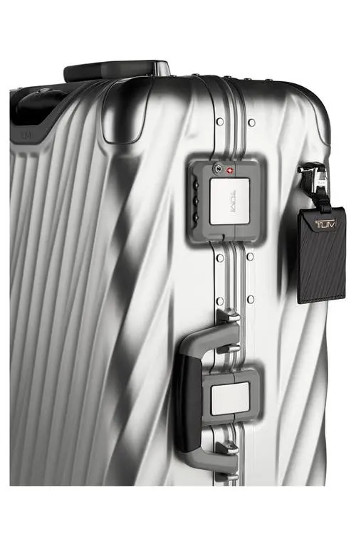 Tumi 19 Degree Aluminum Large Checked Luggage - Silver