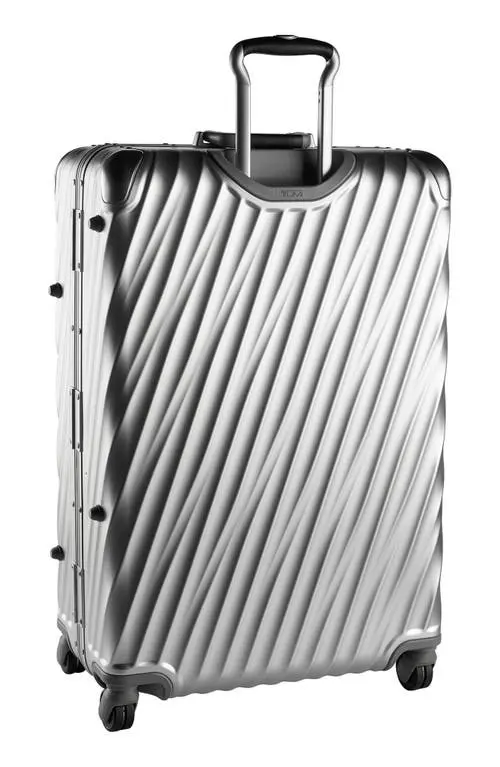 Tumi 19 Degree Aluminum Large Checked Luggage - Silver