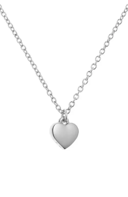 Ted Baker London Hara Heart Pendant Necklace - Silver