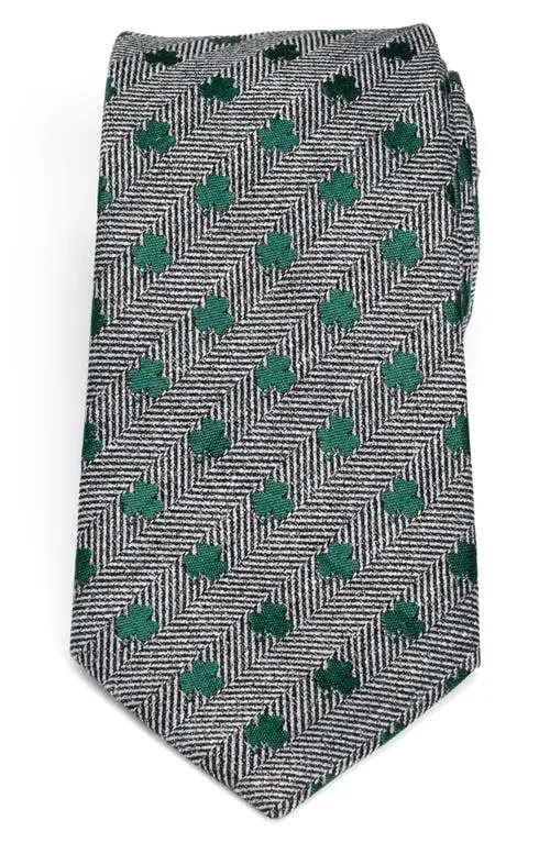 CUFFLINKS, INC. Shamrock Neck Tie - Gray