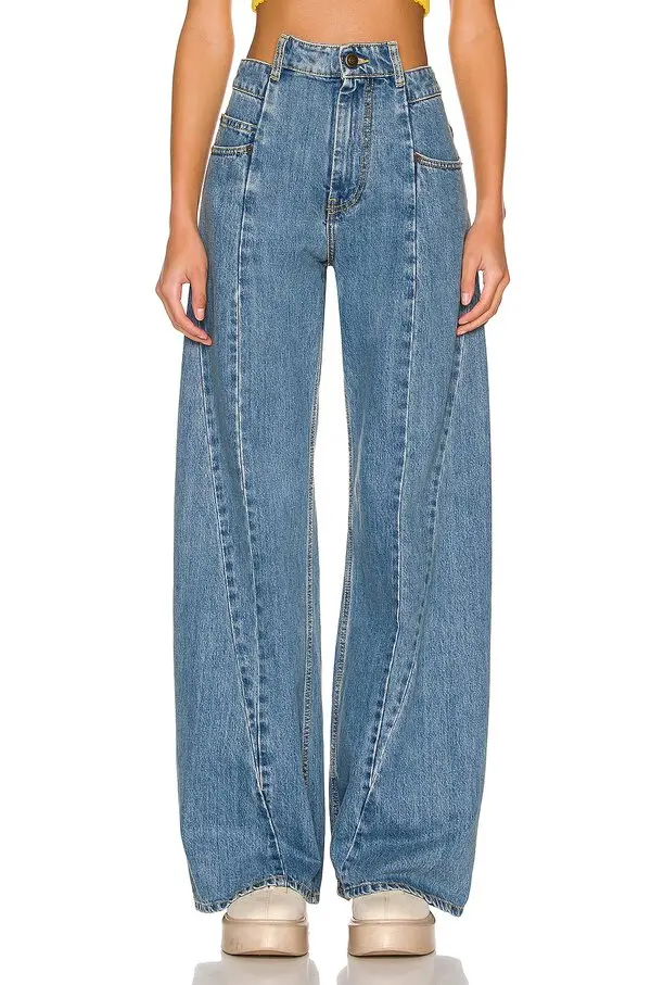 MAISON MARGIELA Wide Leg Jeans - Denim