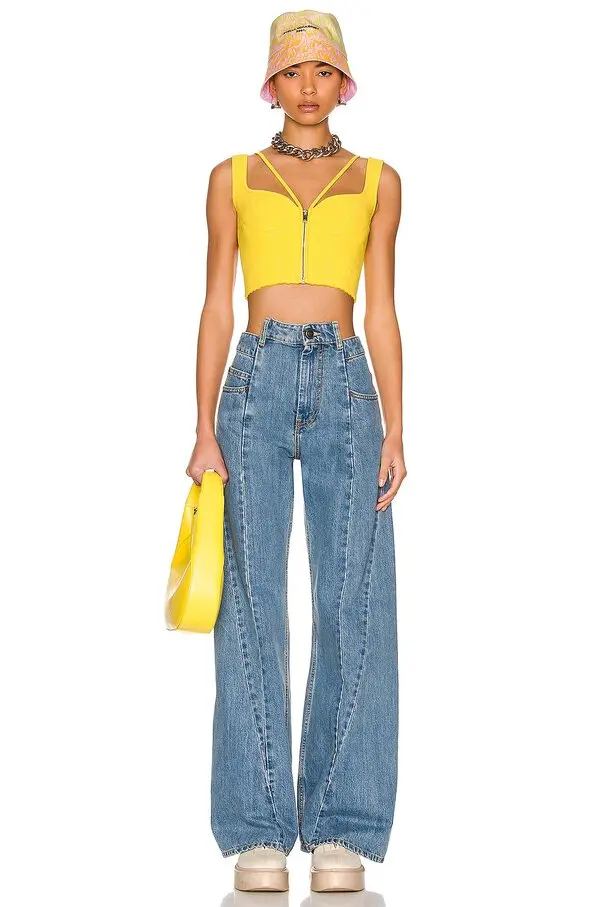 MAISON MARGIELA Wide Leg Jeans - Denim