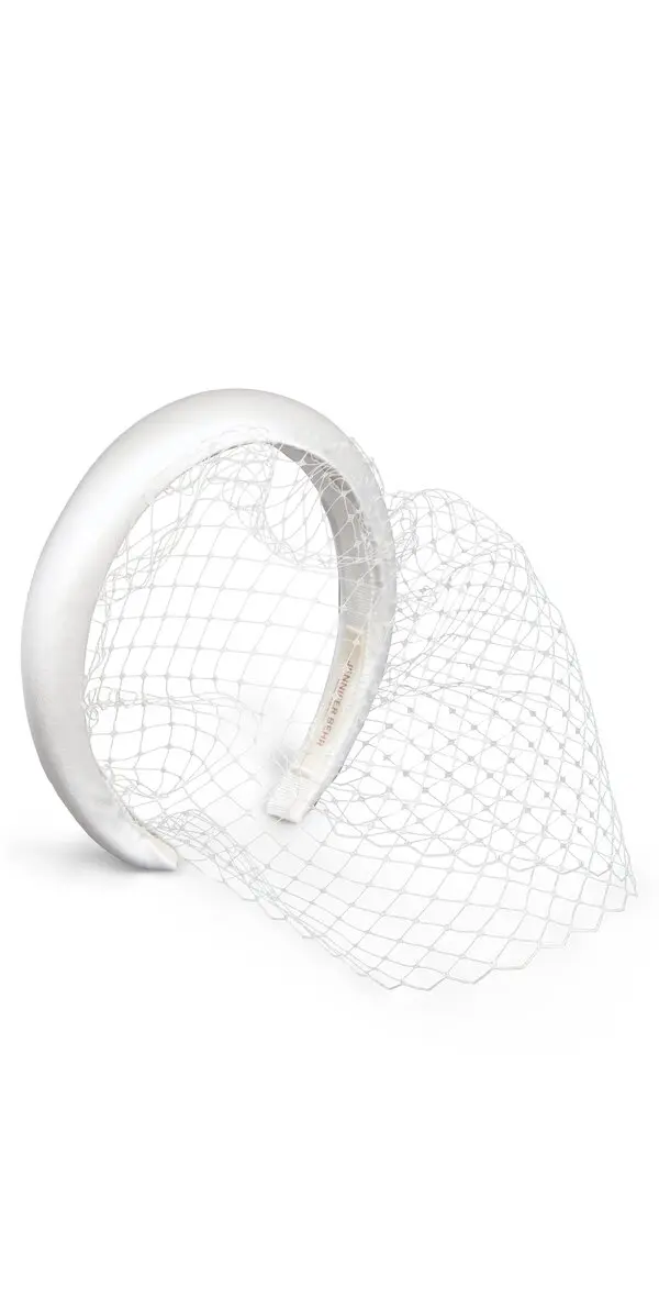 JENNIFER BEHR Tori Voilette Headband - Cream
