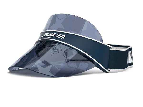 Dior Diorclub V1u Matte Blue / Blue Silver Star Visor - One  display picture 2