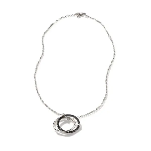 John Hardy Bamboo Pendant Necklace Pav