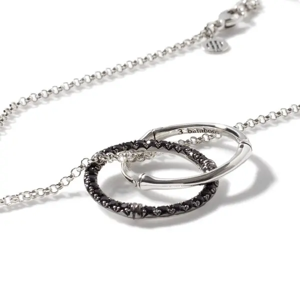 John Hardy Bamboo Pendant Necklace Pav