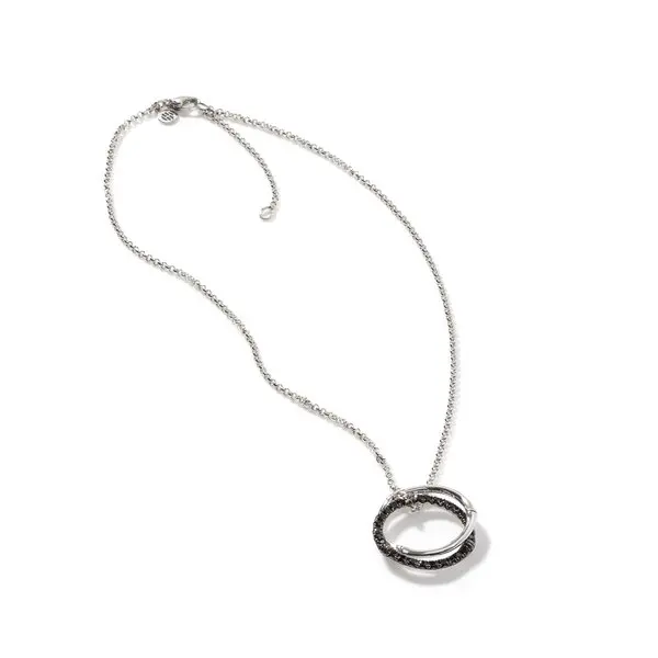 John Hardy Bamboo Pendant Necklace Pav