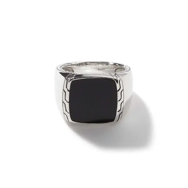 John Hardy Carved Signet Ring