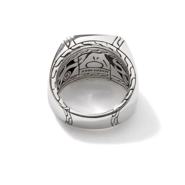John Hardy Carved Signet Ring