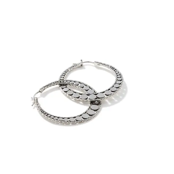 John Hardy Dot Hoop Earrings