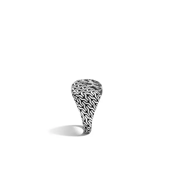 John Hardy Reticulated Signet Ring