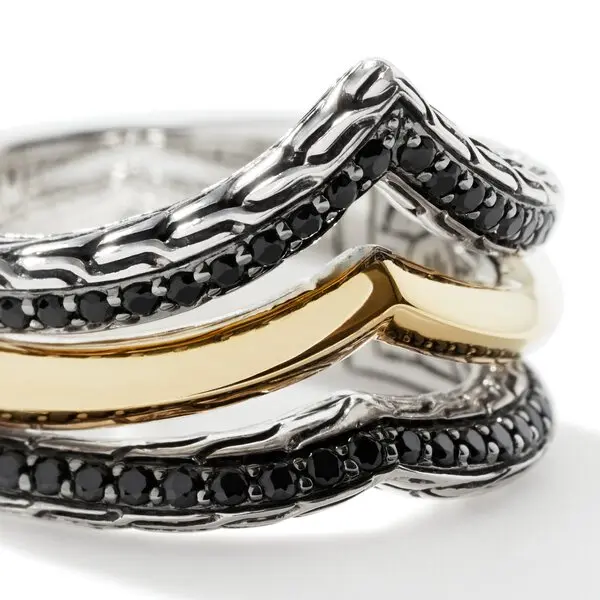 John Hardy Tiga Multi Row Ring