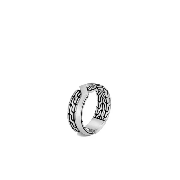 John Hardy Carved Asli Chain Ring