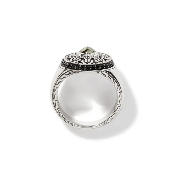 John Hardy Radial Pavé Signet Ring